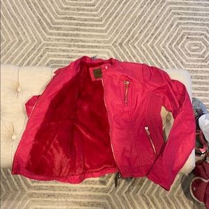 Ci Sono | Jackets & Coats | Nwt Fuchsia Colored Faux Suede Jacket ...
